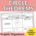 Circle Theorems Graphic Organizer - Lindsay Bowden
