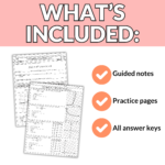 Exponential Functions Notes and Worksheets for 8th - 11th Grade Algebra ...