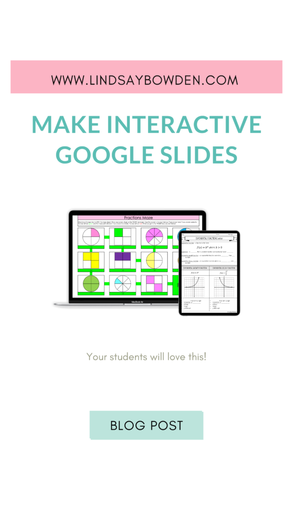 How to Make Interactive Google Slides - Lindsay Bowden