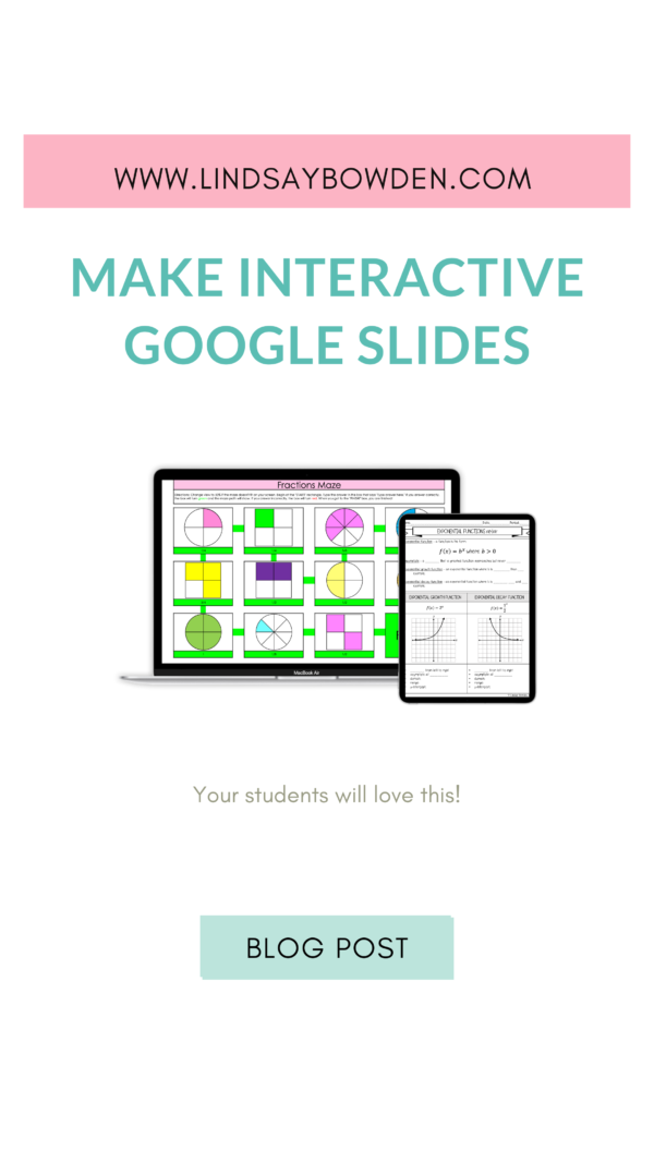 How to Make Interactive Google Slides - Lindsay Bowden
