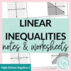Linear Inequalities Notes and Worksheets - Lindsay Bowden