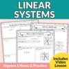 Solving Systems of Linear Inequalities and Linear Equations Notes and ...