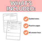 Mean Absolute Deviation Notes and Worksheets - Lindsay Bowden