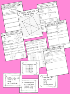 Algebra Connections Unit (Geometry Unit 9) - Lindsay Bowden