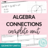 Algebra Connections Unit (Geometry Unit 9) - Lindsay Bowden