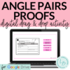 Special Angle Pairs Proofs Digital Activity - Lindsay Bowden
