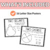 Circle Theorems Posters with Academic Vocab for High School Geometry ...