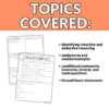 Editable Logical Reasoning Quiz with Answer Key for Geometry - Lindsay ...