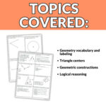 Intro to Geometry Test & Study Guide Editable Assessment for 9th – 11th ...